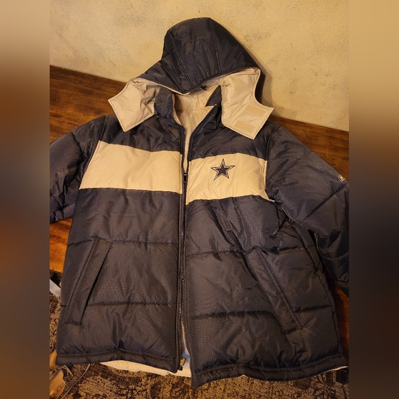 Reebok | Jackets & Coats | Vintage L Reebok Dallas Cowboys Reversible ...